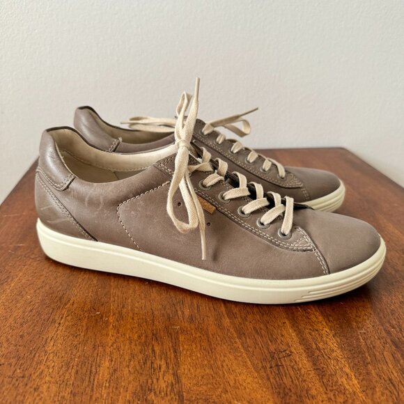 Ecco | Shoes | Ecco Soft 7 Sneaker Taupe | Poshmark